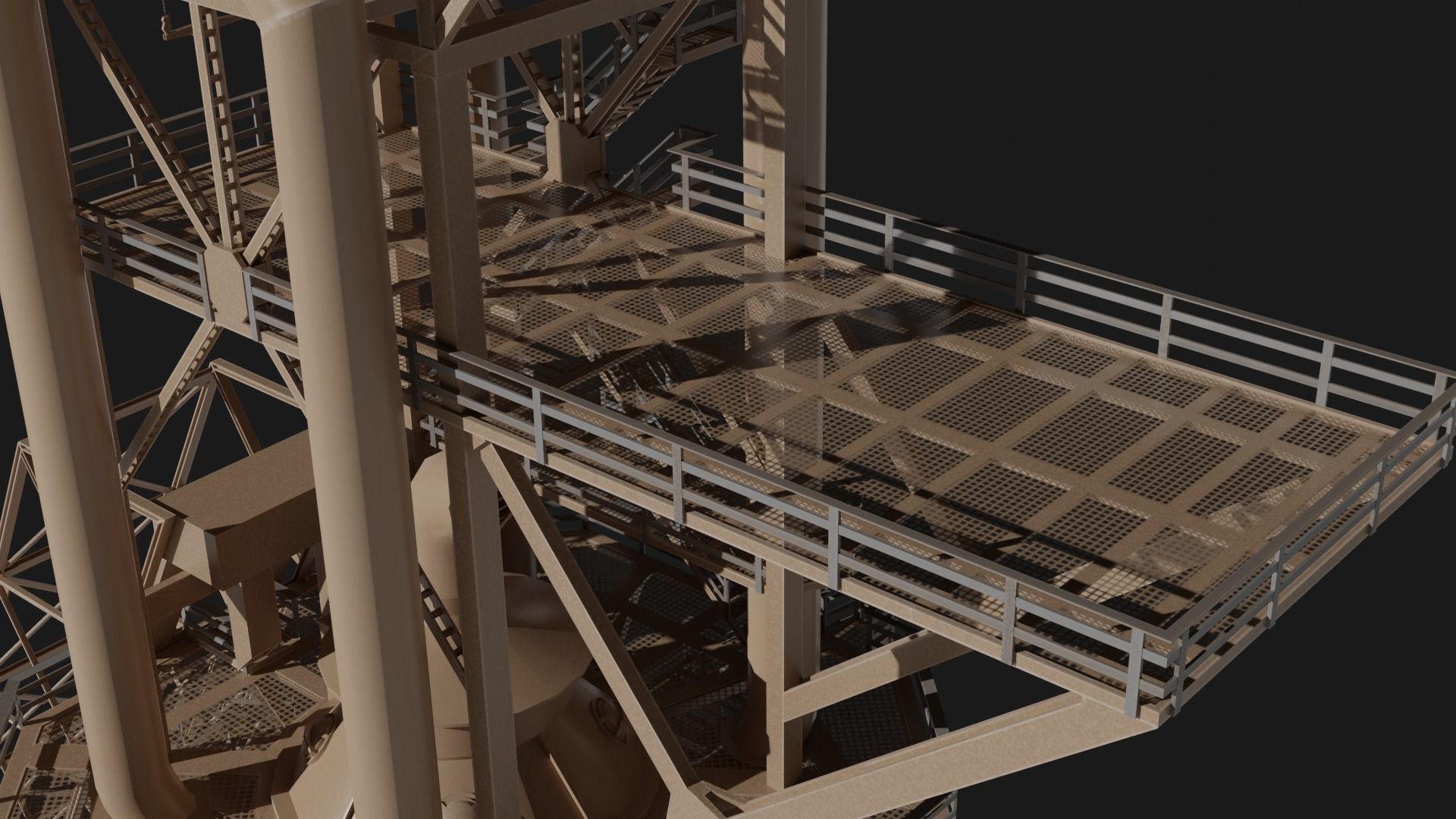 3D model Blast Furnace VR / AR / low-poly | CGTrader