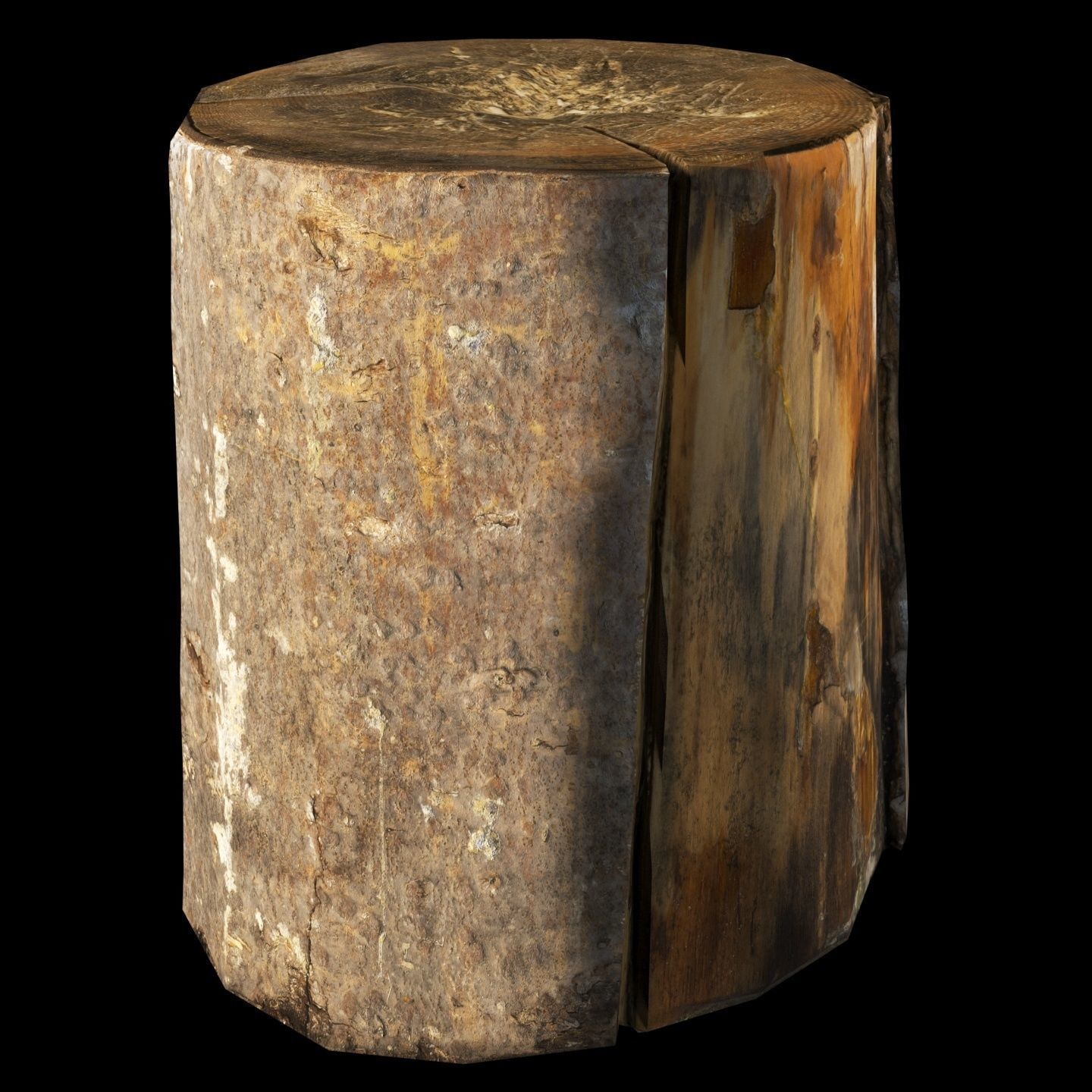 3D model Fir stump for splitting firewood VR / AR / low-poly | CGTrader