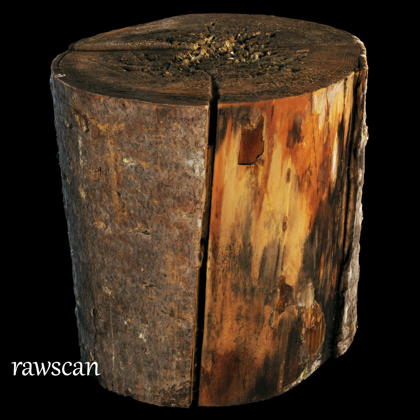 3D model Fir stump for splitting firewood VR / AR / low-poly | CGTrader