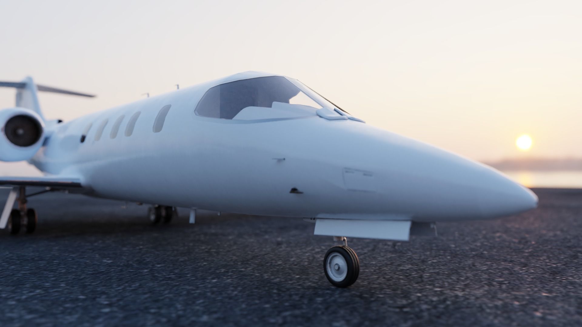 3D model Learjet 35 VR / AR / low-poly | CGTrader