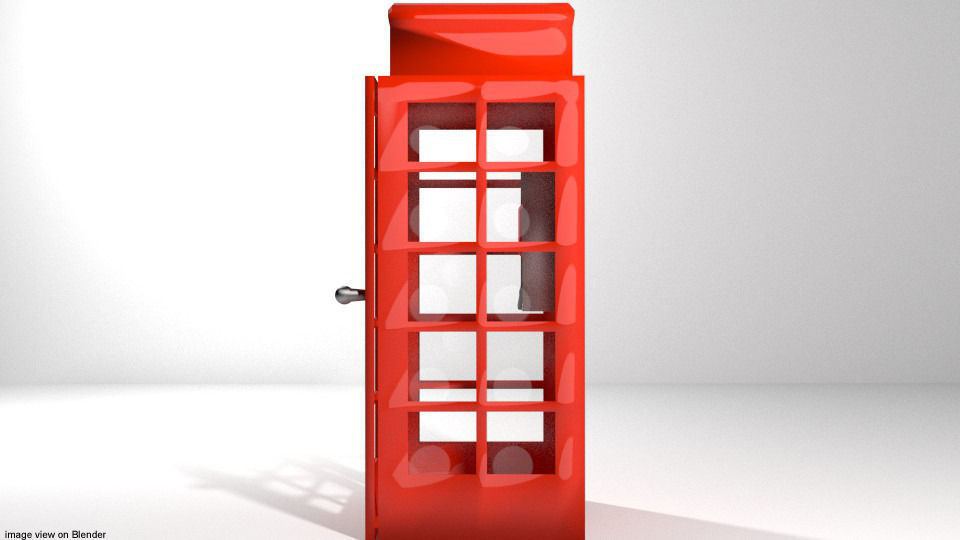 Phonebooth - Classic 3D model | CGTrader