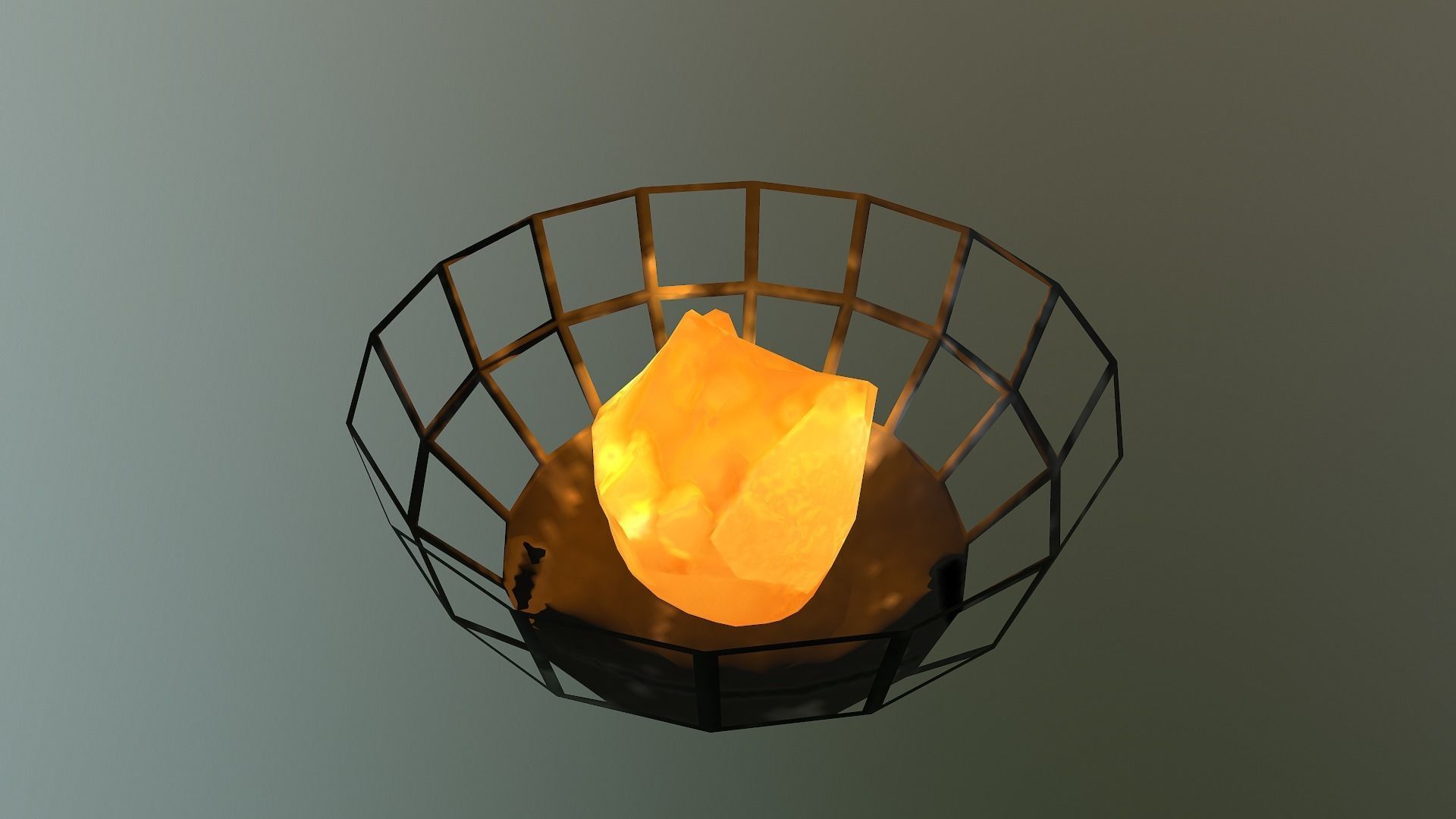 Low Poly Fire Bowl free VR / AR / low-poly 3D model | CGTrader