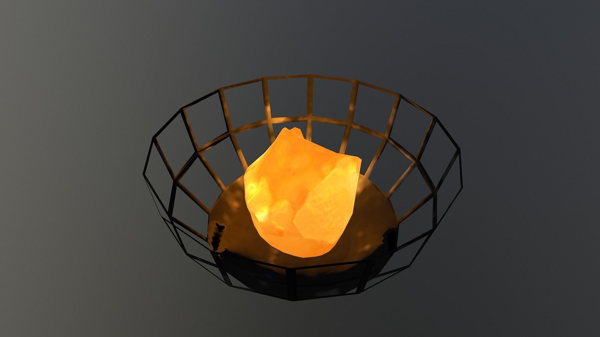 Low Poly Fire Bowl free VR / AR / low-poly 3D model | CGTrader