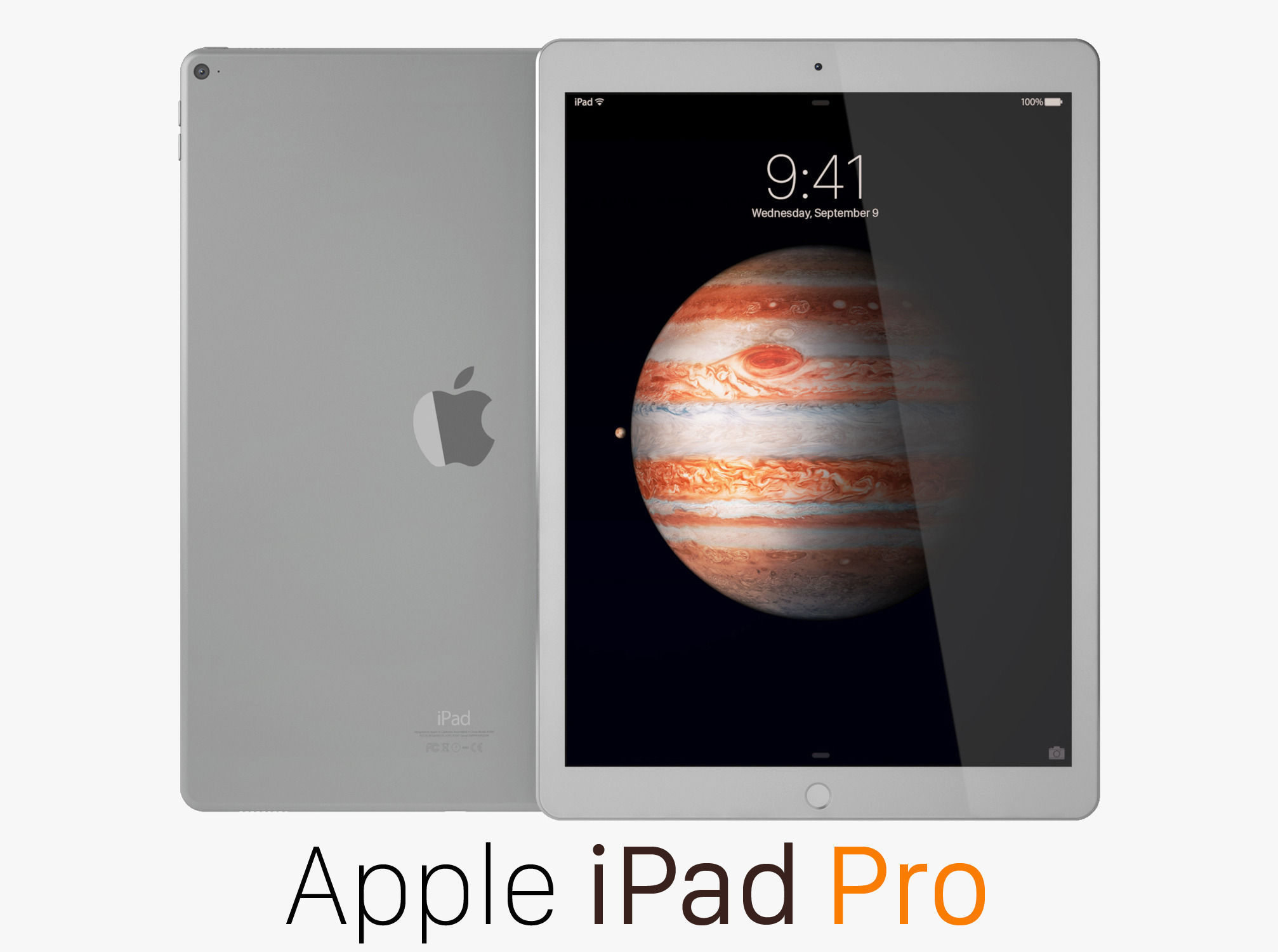 Apple iPad Pro Silver 3D model | CGTrader