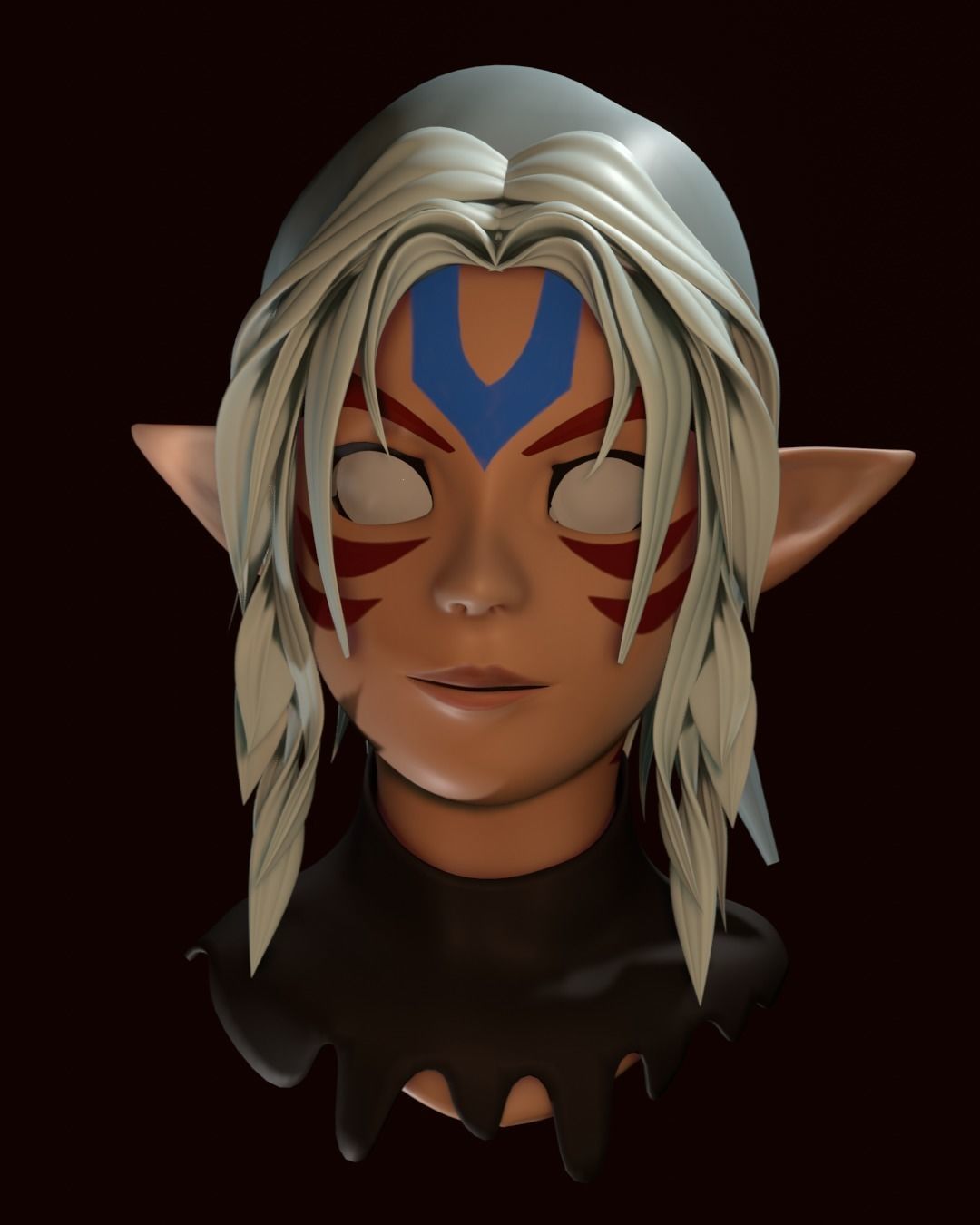 Fierce Deity Link 3D model animated rigged | CGTrader