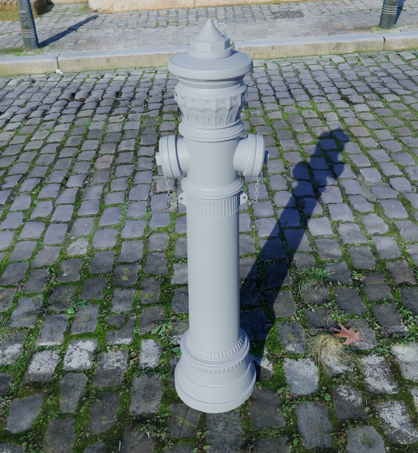 Fire Hydrant 50s German style 3D model | CGTrader