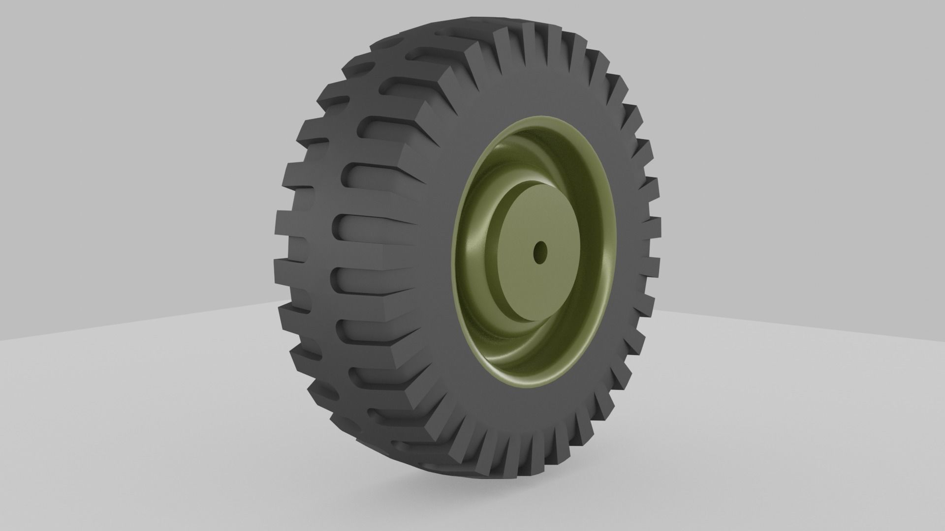Printable Willys Jeep Wheel 3D model 3D printable | CGTrader