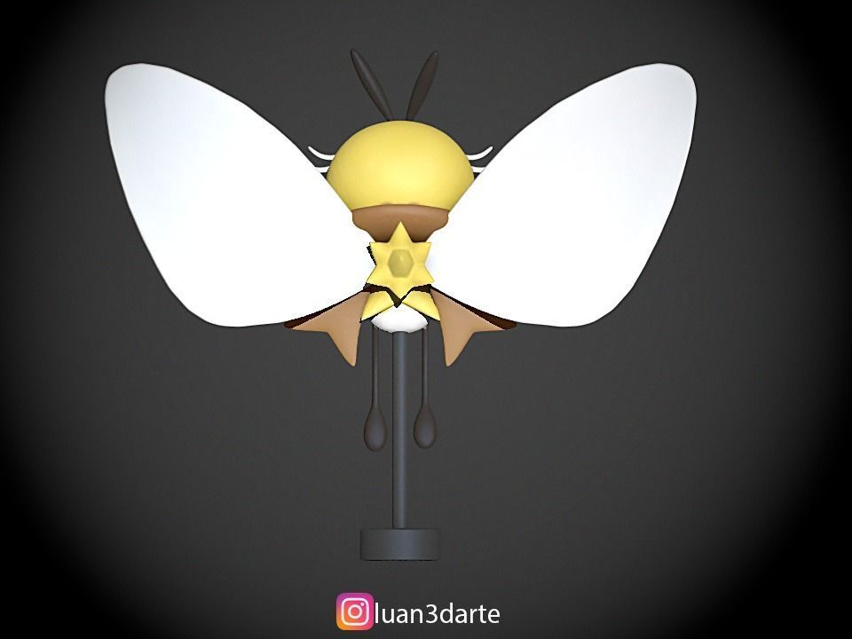 Ribombee STL sakura bee wind chime 3D model 3D printable | CGTrader