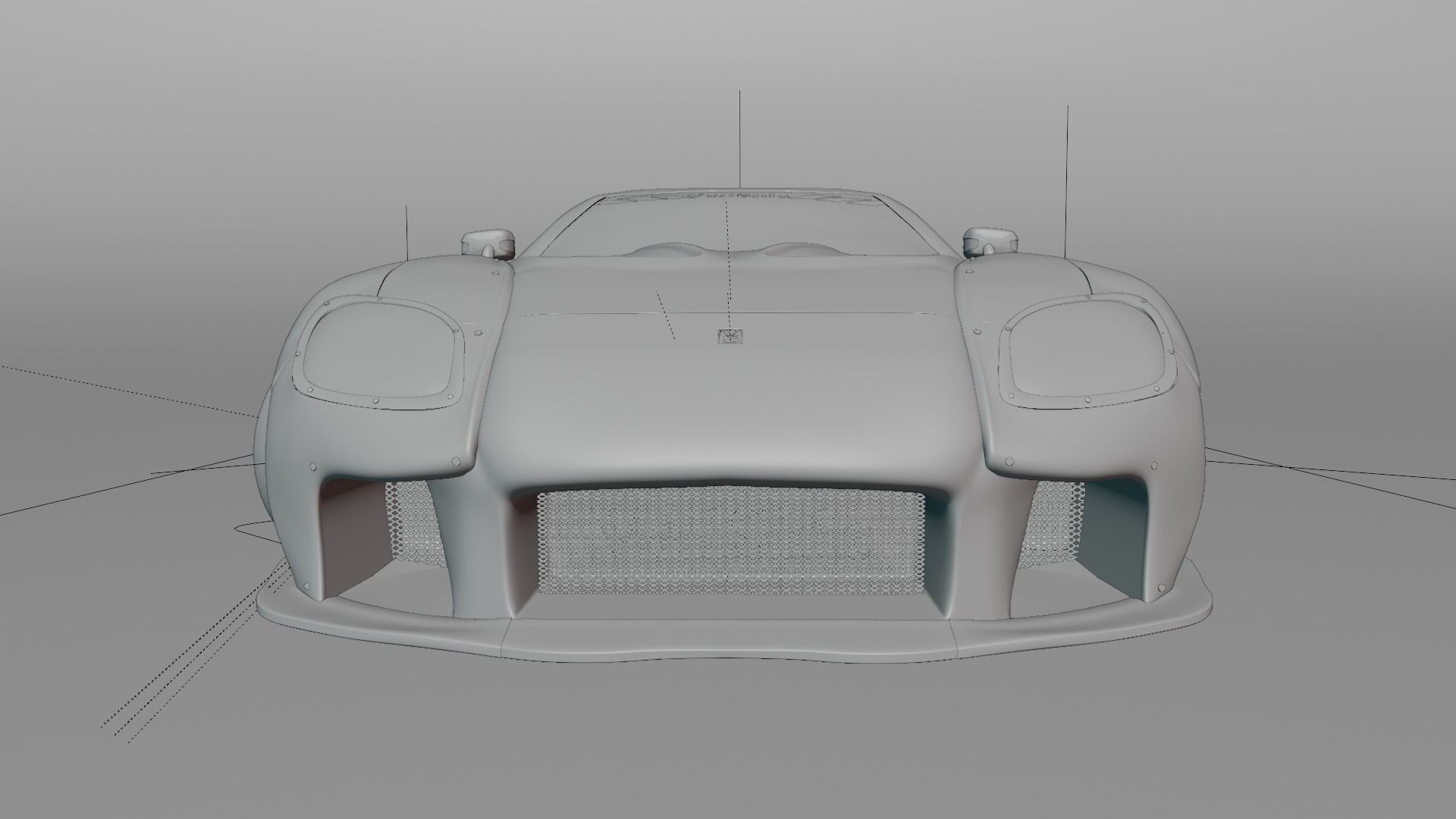 Hans Mazda Rx7 Veilside 3D model rigged | CGTrader