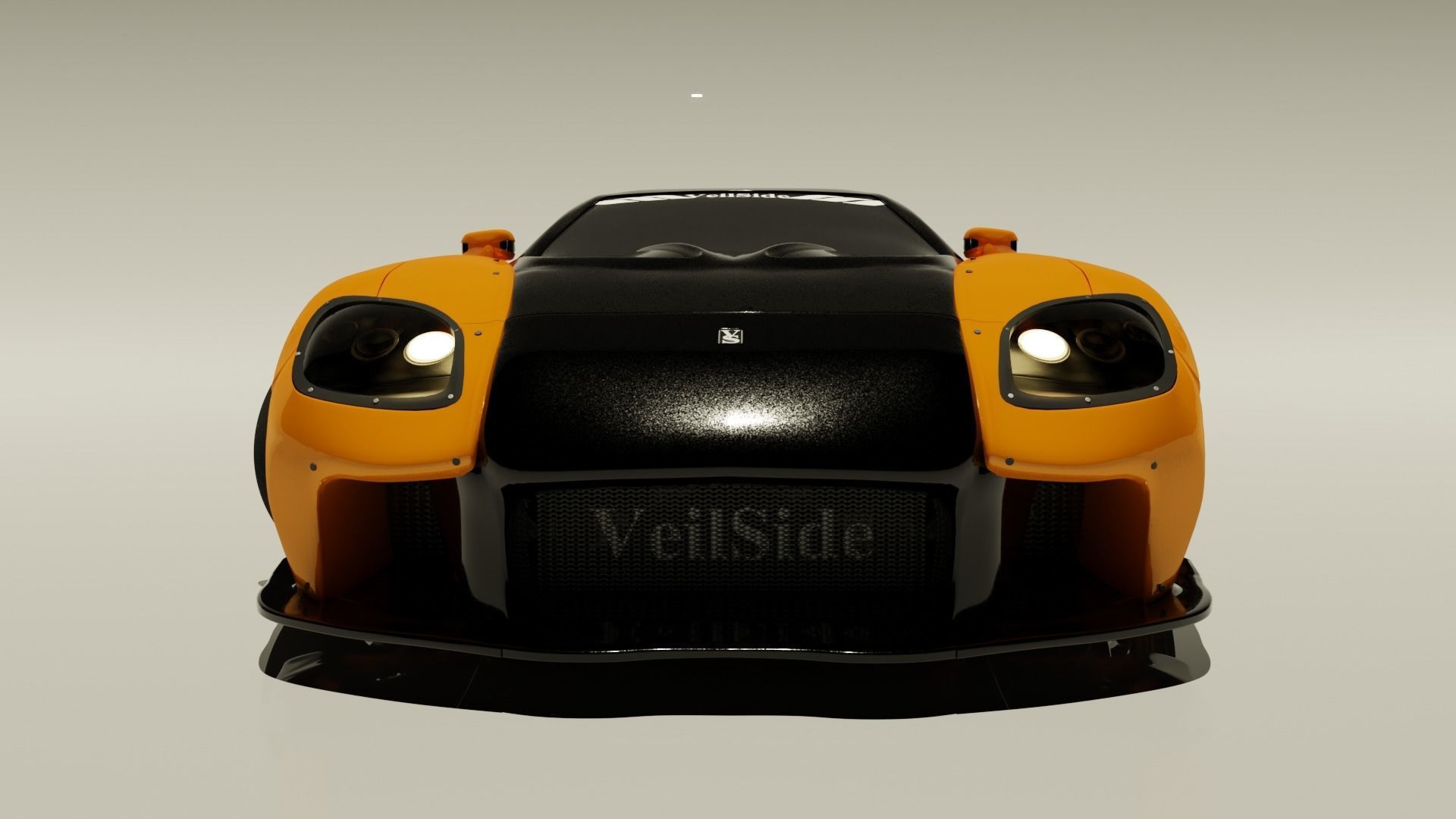 Hans Mazda Rx7 Veilside 3D model rigged | CGTrader