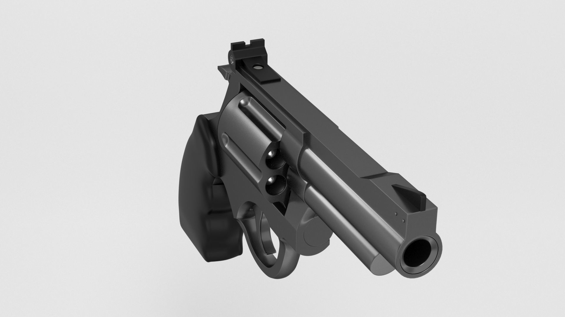 Revolver Gun 3D model animated | CGTrader