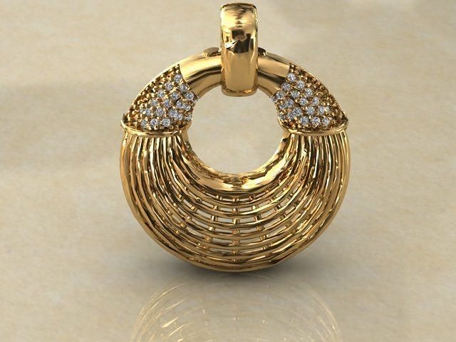 Necklace with gems 3D jewel 3D model rigged | CGTrader