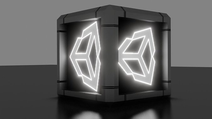 3D model Unity Cube VR / AR / low-poly | CGTrader