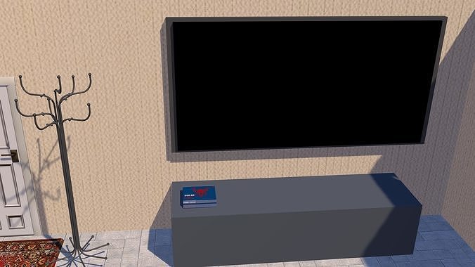 Ready house with interior without roof 3D model | CGTrader