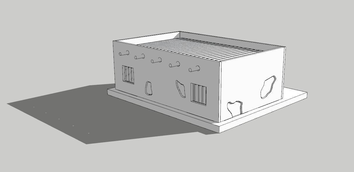 Old West Style Jail Model Kit by Outland Models 3D model 3D printable ...