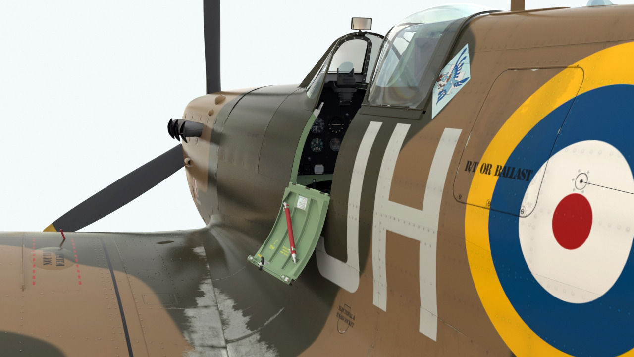 Spitfire MkVb 3D model | CGTrader