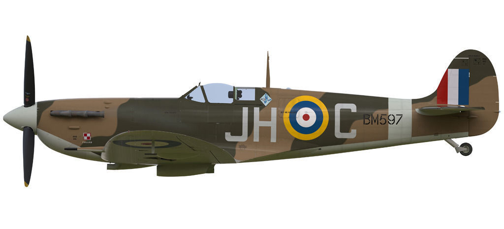 Spitfire MkVb 3D model | CGTrader