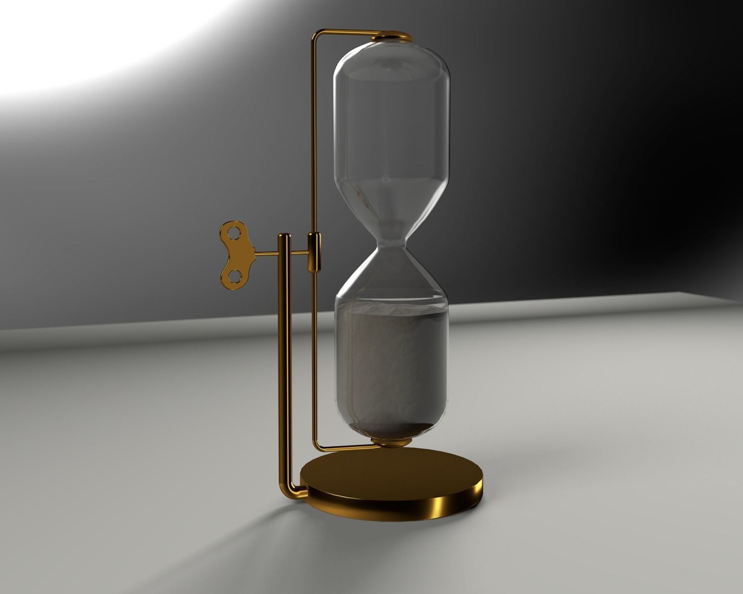 Rotating Hourglass Sand 3D model | CGTrader