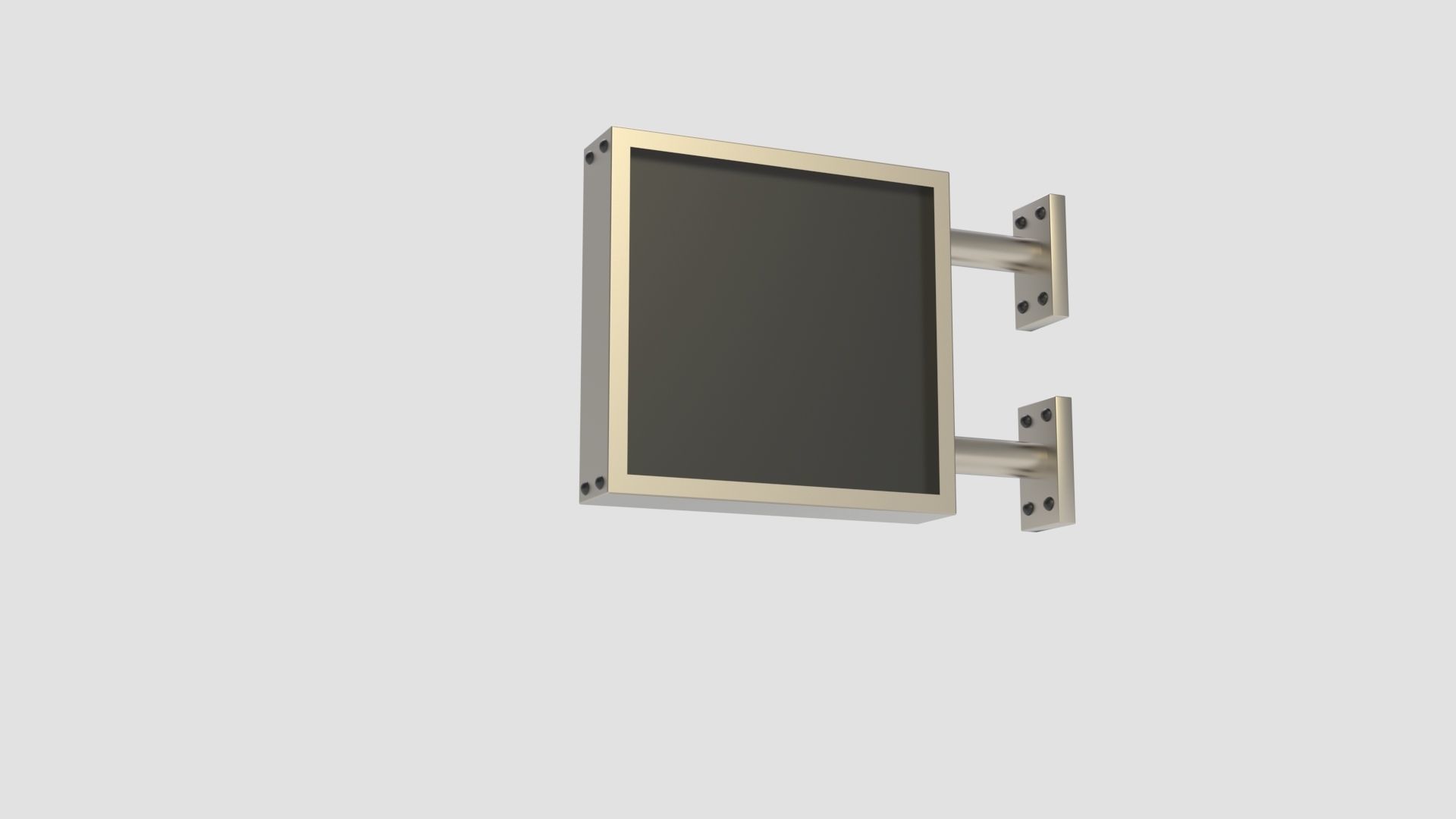 Square Signboard 3D model | CGTrader