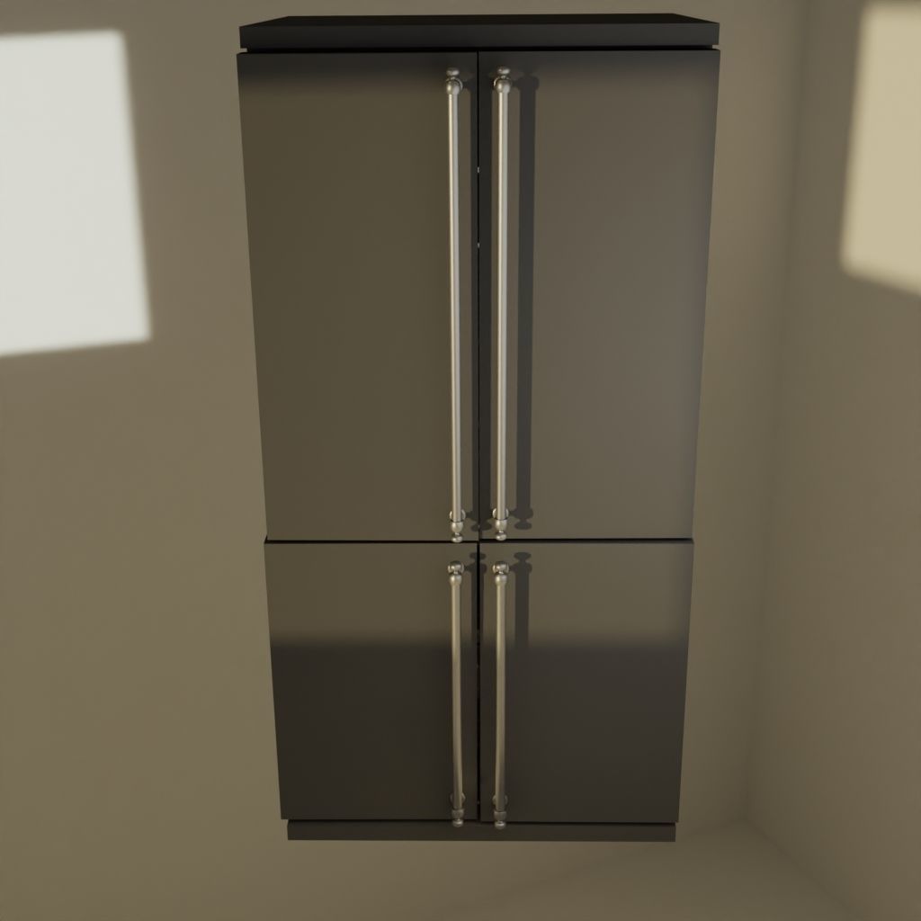 Fridge with products ANIMATED 3D model animated | CGTrader