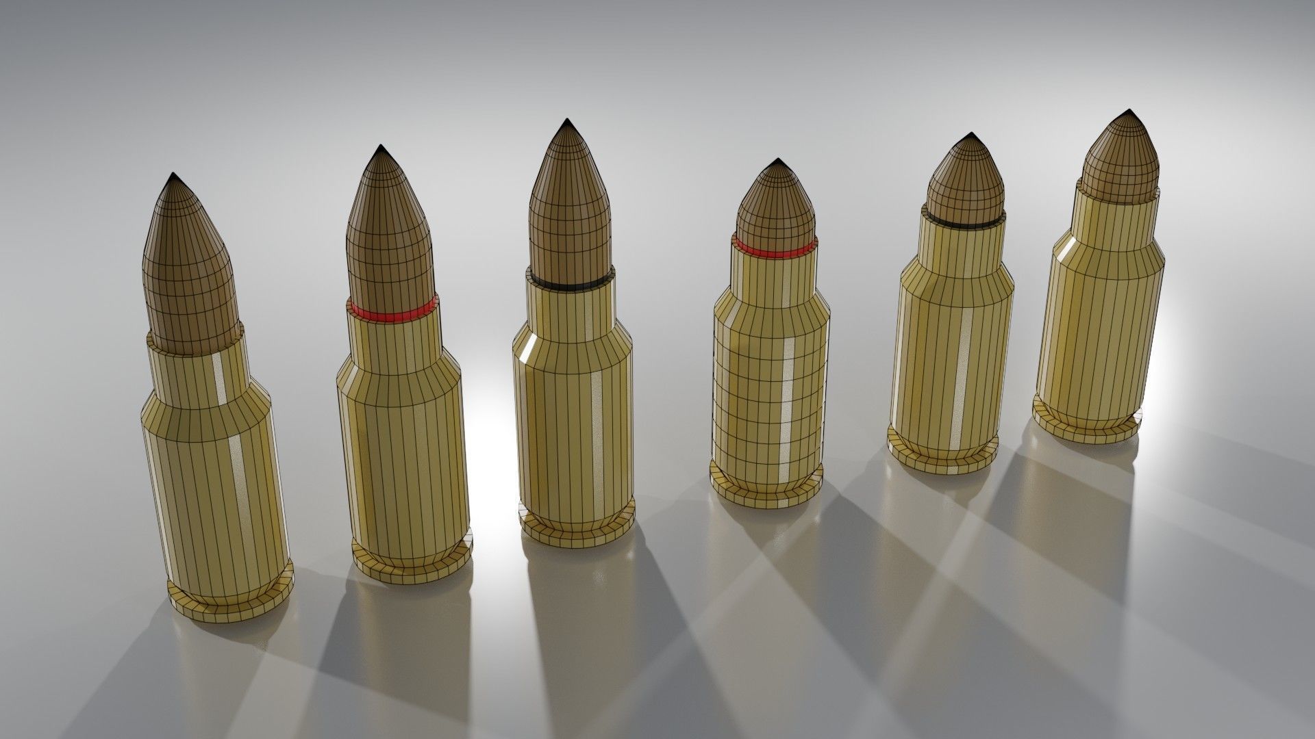 3D model Modular Low Poly Ammo Pack VR / AR / low-poly | CGTrader