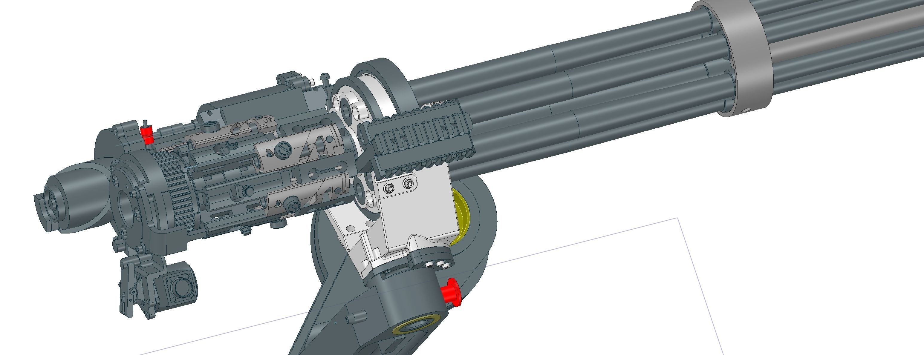 m134 minigun 3D model | CGTrader
