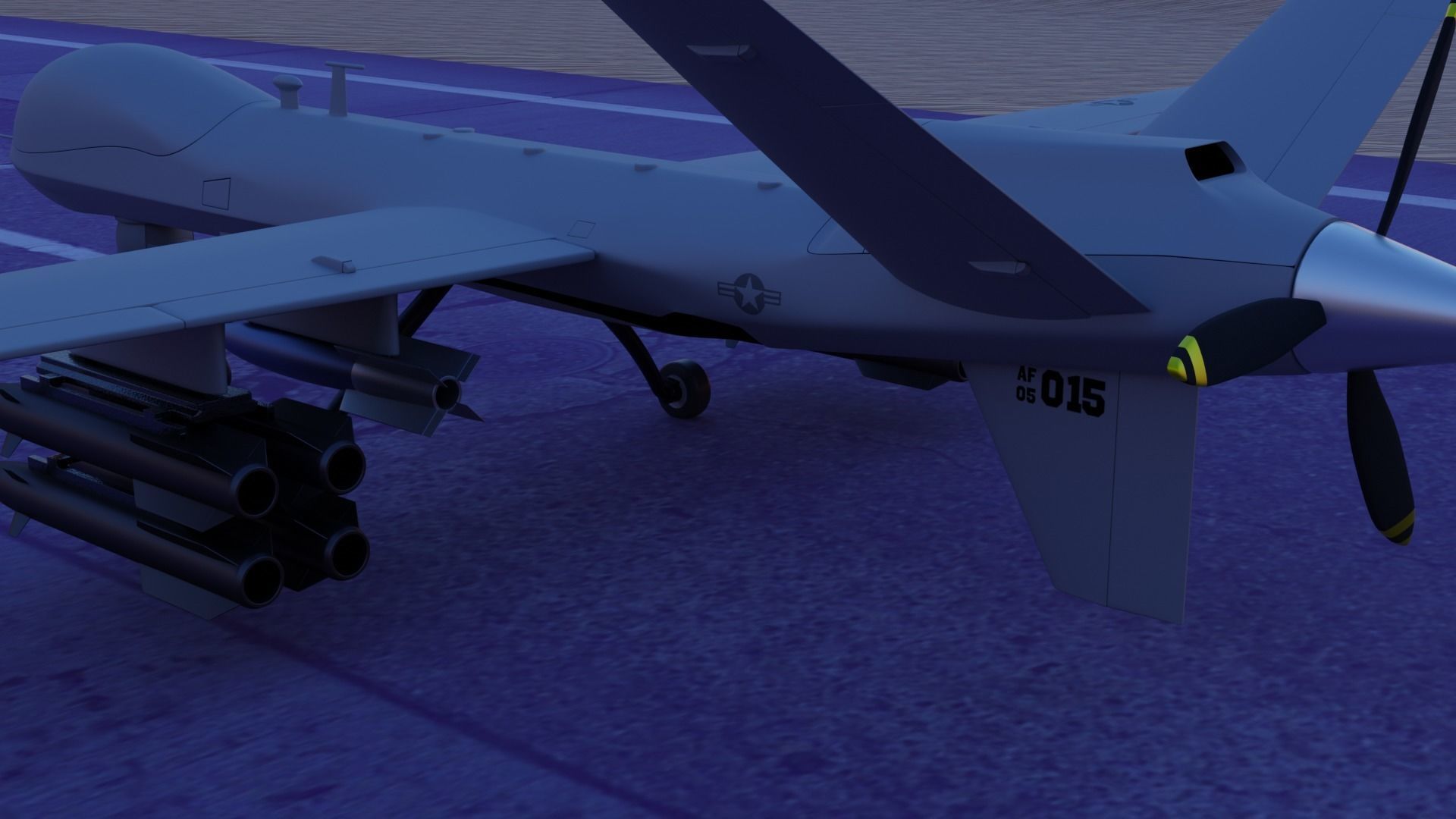 mq-9 reaper 3D model | CGTrader