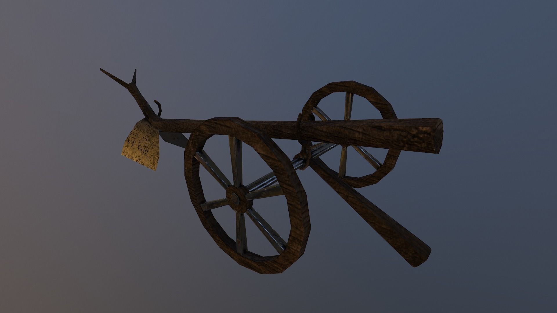 3D model Low Poly Hoe VR / AR / low-poly | CGTrader