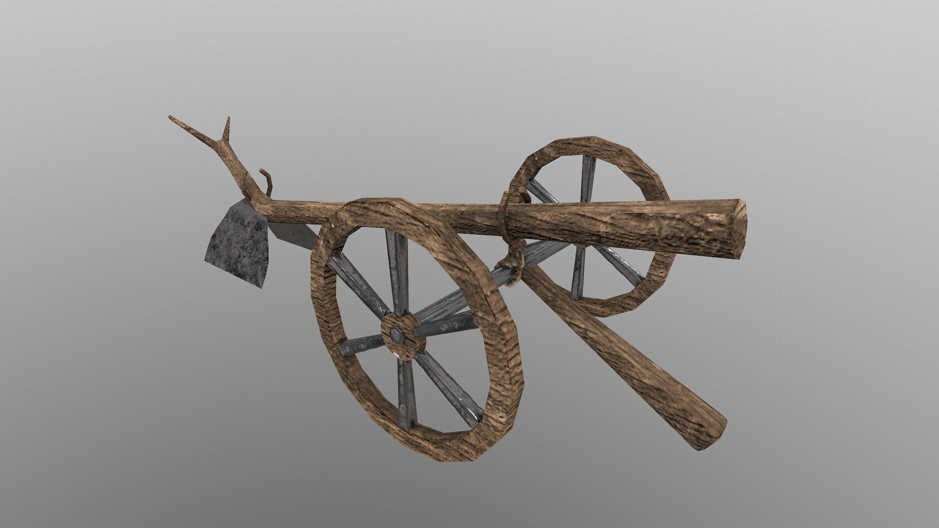 3D model Low Poly Hoe VR / AR / low-poly | CGTrader