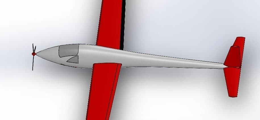 Glider design 3D model 3D printable | CGTrader