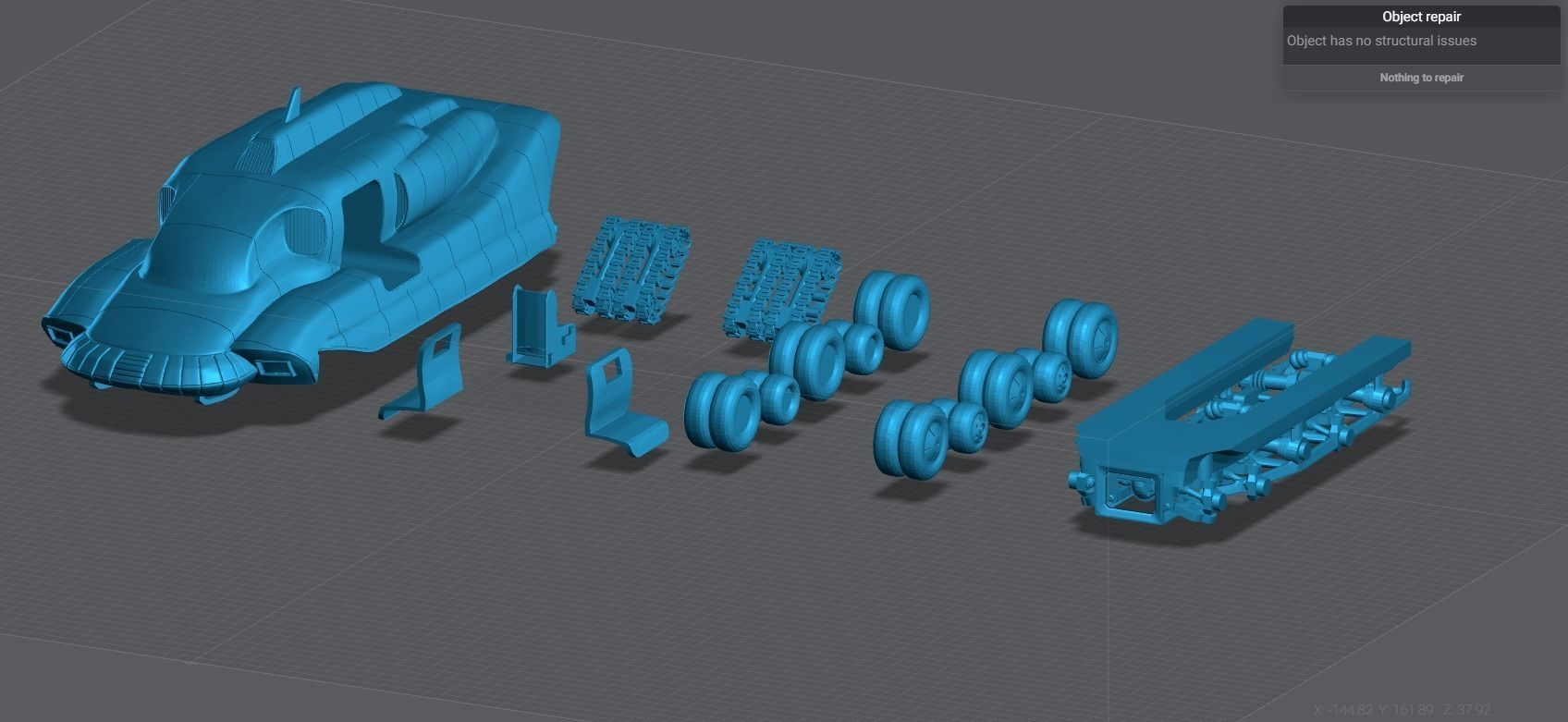 Spectrum Patrol Vehicle Scale model 3D model 3D printable | CGTrader
