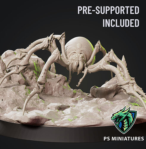Phase Spider Pose 3 - 3D Printable 3D model 3D printable | CGTrader