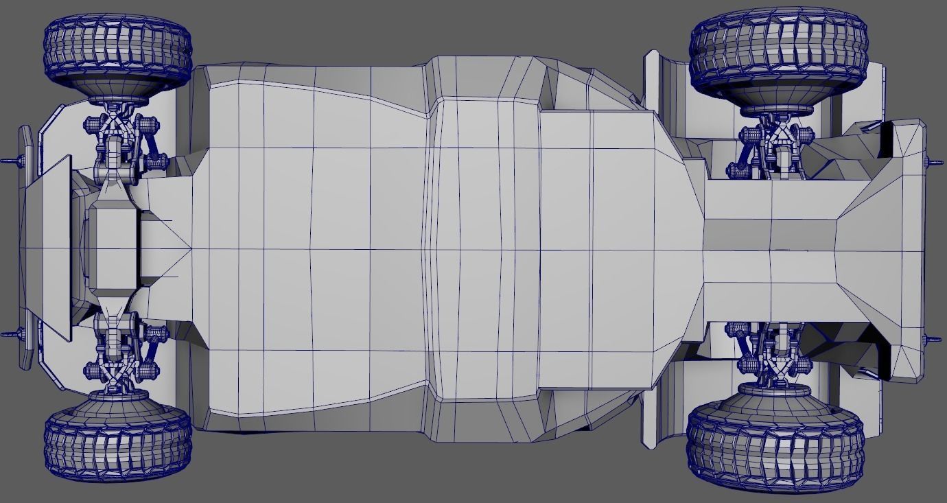 3D model LOWPOLY MILITARY FORTEX LIGHT TRANSPORT ARMED VEHICLE VR / AR ...