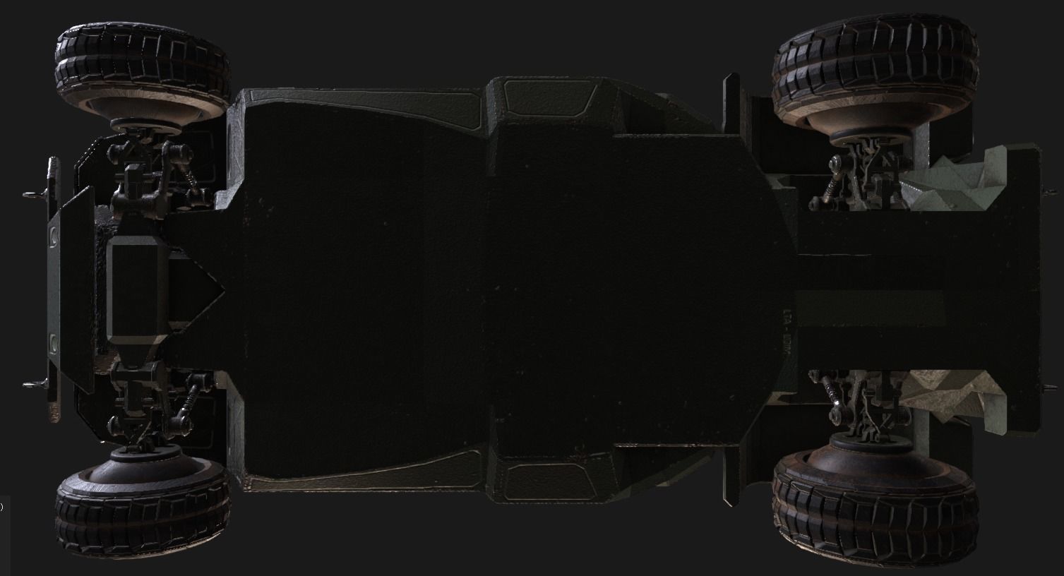 3D model LOWPOLY MILITARY FORTEX LIGHT TRANSPORT ARMED VEHICLE VR / AR ...