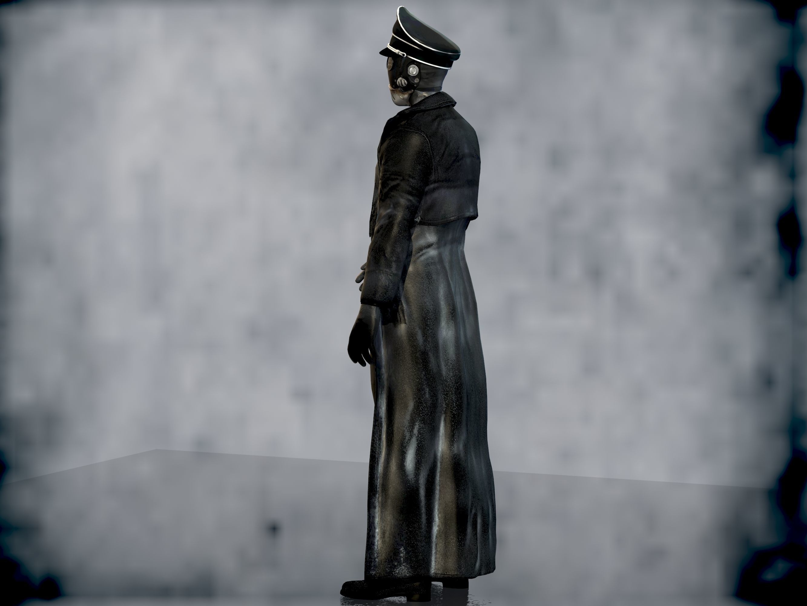 3D model Karl Ruprecht Kroenen from Hellboy VR / AR / low-poly rigged ...