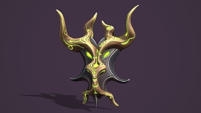 3D model Forest mask VR / AR / low-poly | CGTrader