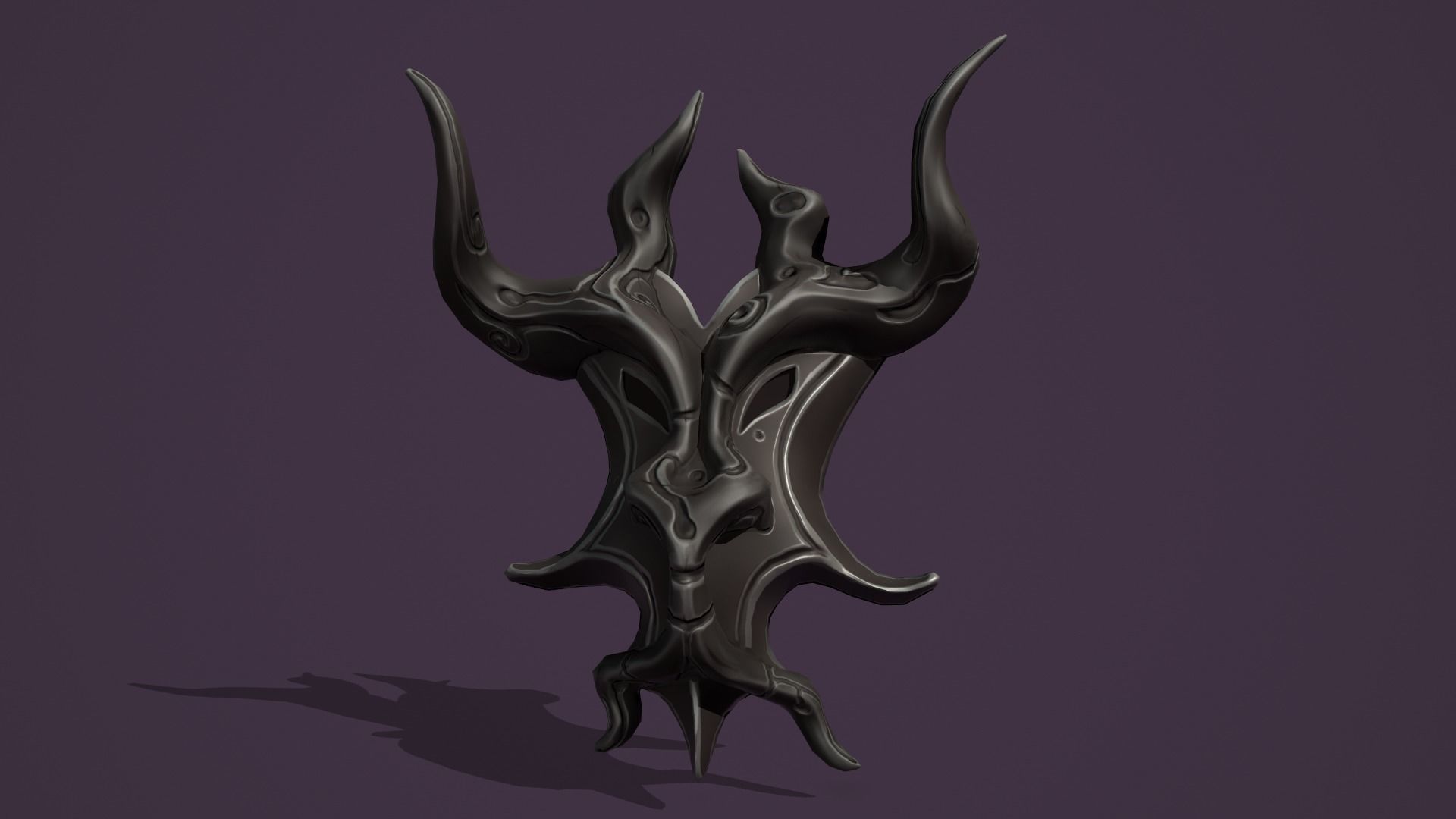 3D model Forest mask VR / AR / low-poly | CGTrader