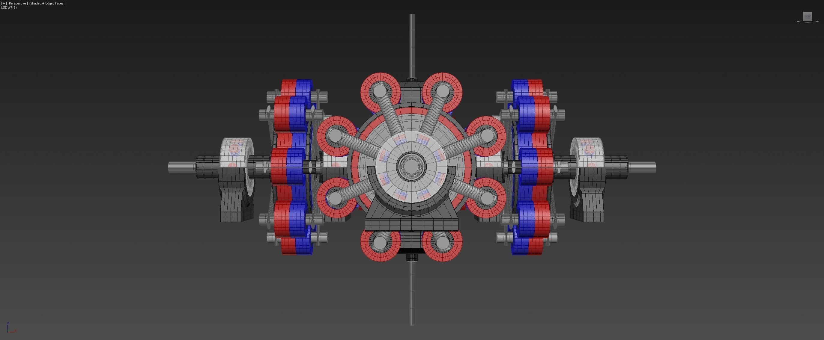 6D Suspended Inverted Magnetic Coupling - Concept 3D model | CGTrader