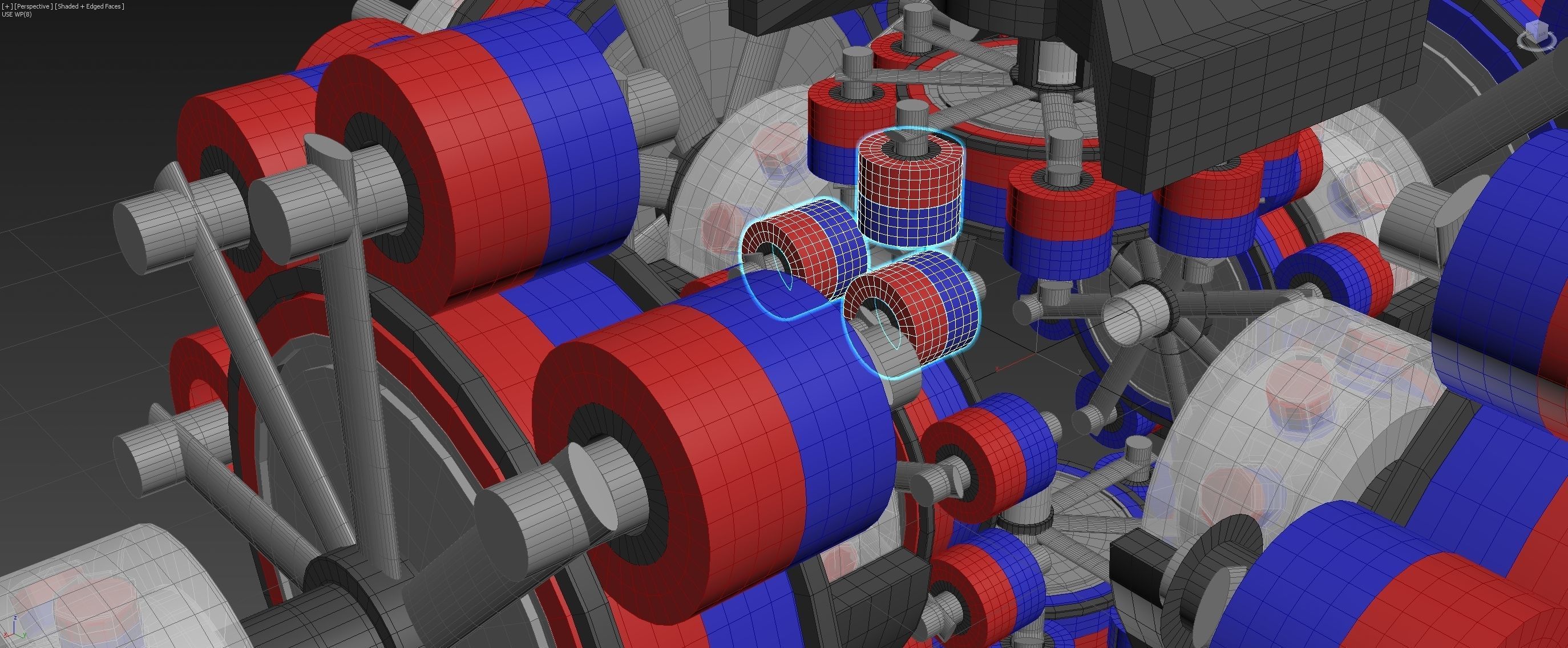 6D Suspended Inverted Magnetic Coupling - Concept 3D model | CGTrader