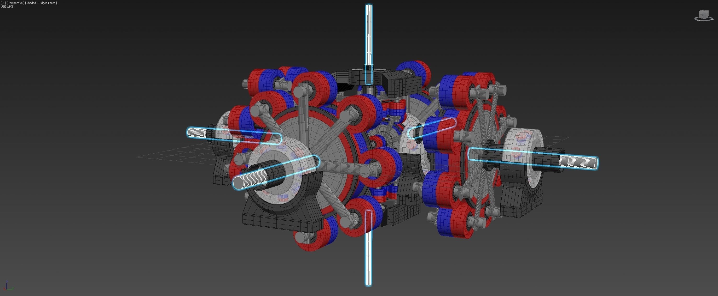6D Suspended Inverted Magnetic Coupling - Concept 3D model | CGTrader