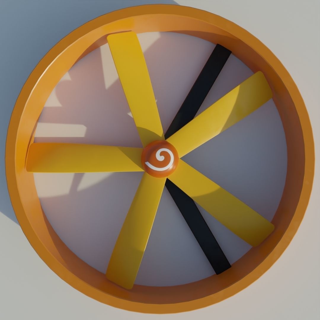 3D model Turbine propeller wheel VR / AR / low-poly | CGTrader