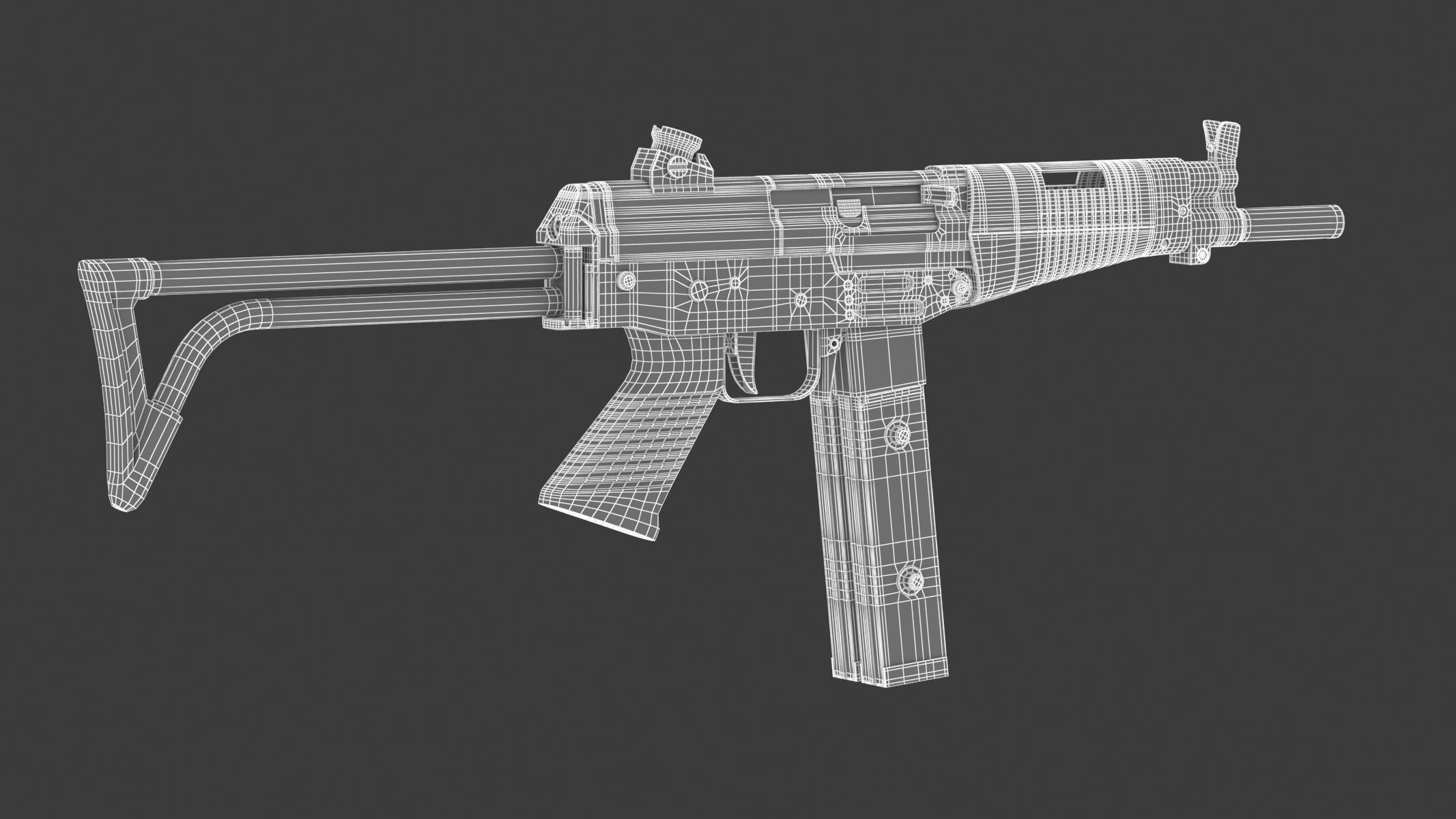 FAMAE SAF 3D model | CGTrader