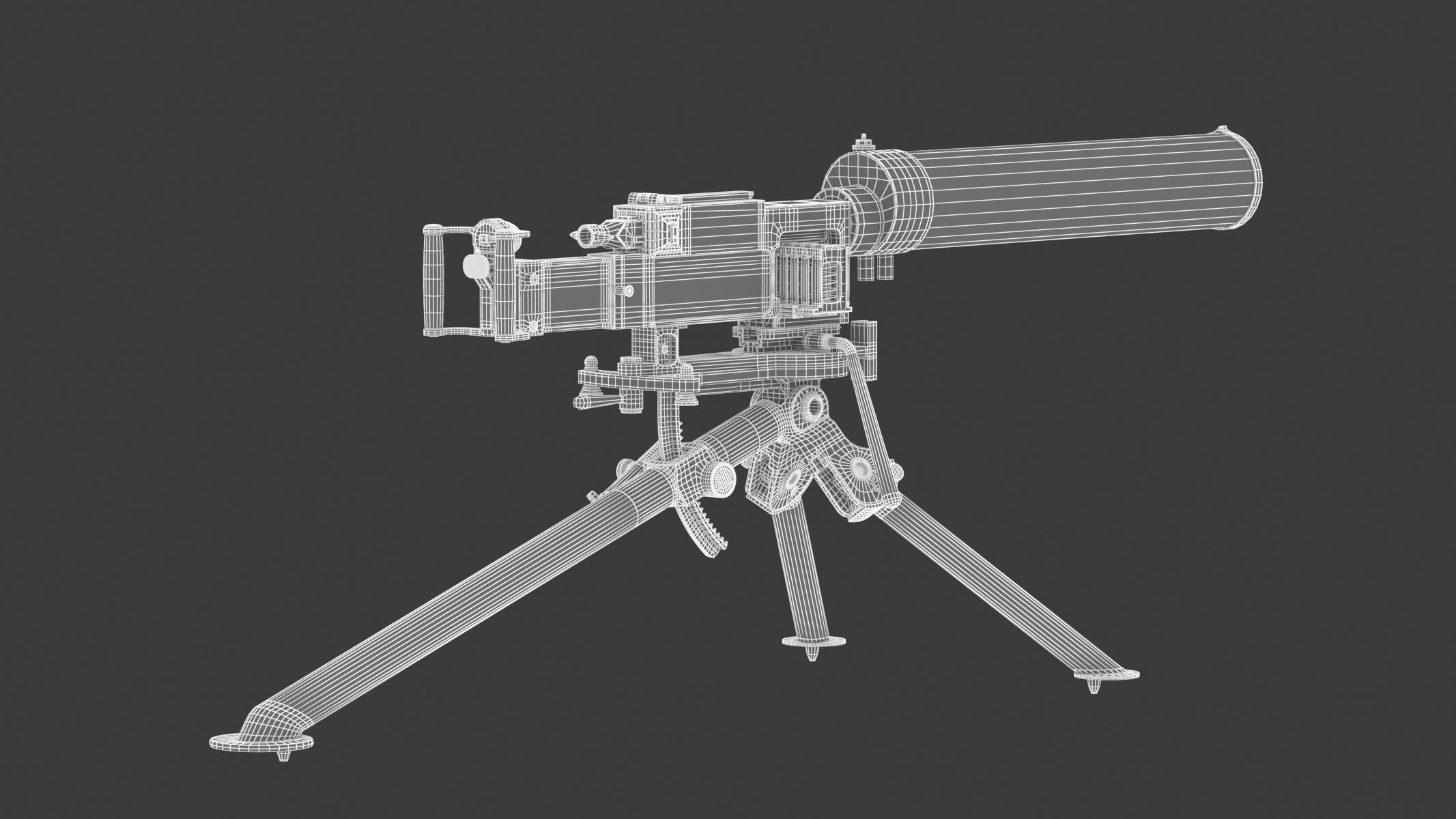 Fiat-Revelli Modello 1914 3D model | CGTrader