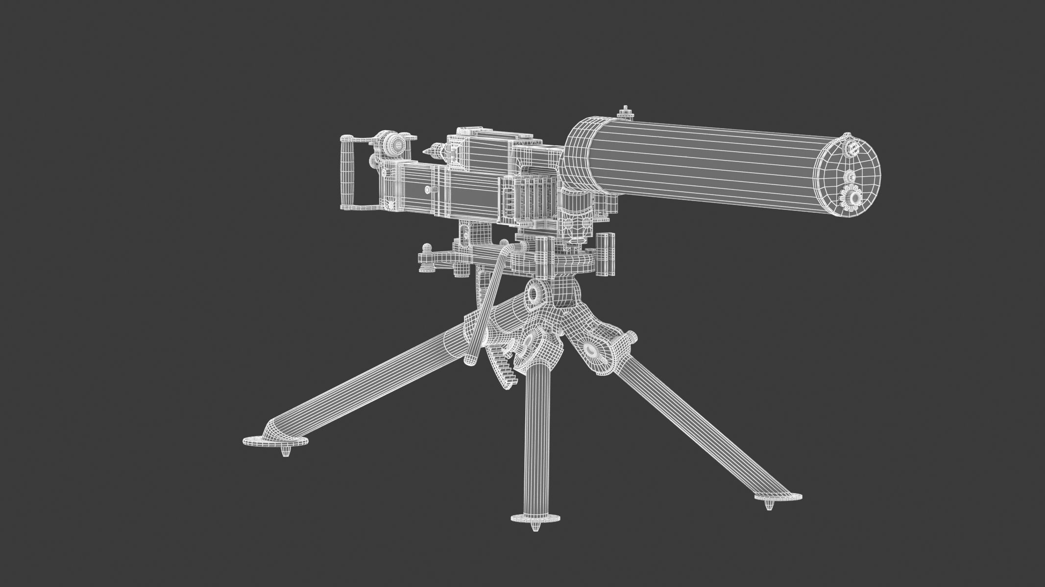 Fiat-Revelli Modello 1914 3D model | CGTrader