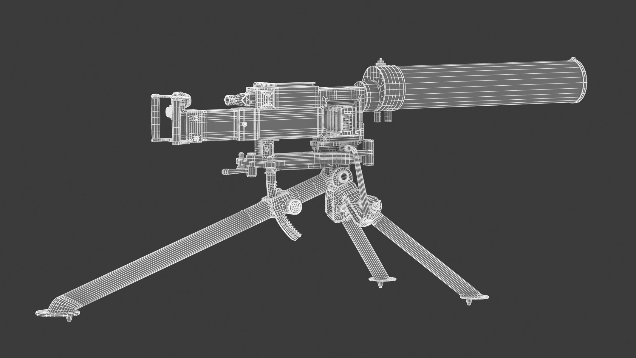 Fiat-Revelli Modello 1914 3D model | CGTrader