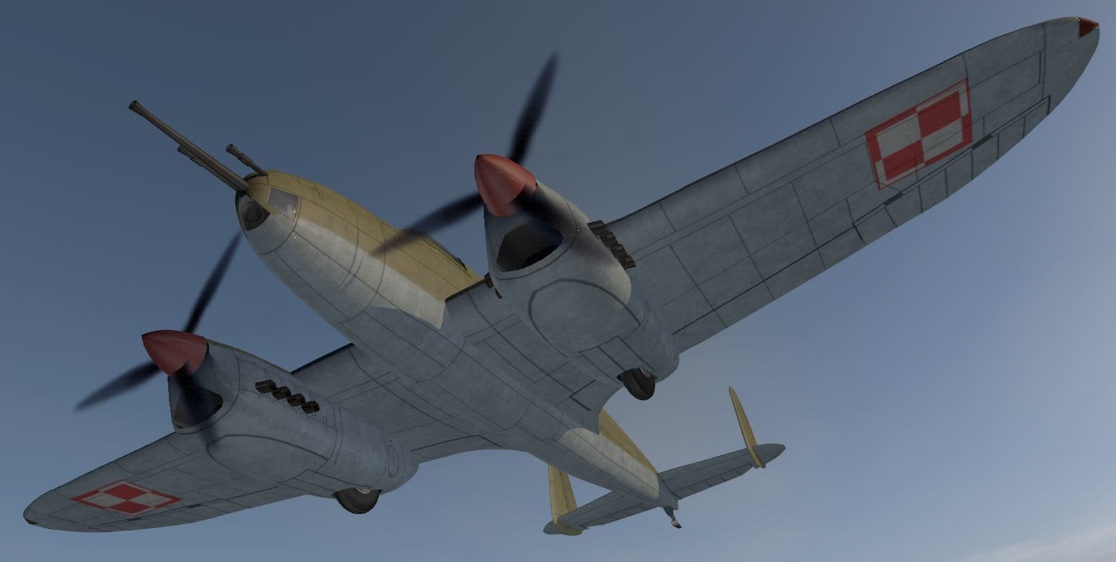 PZL P-38 Wilk 3D model | CGTrader