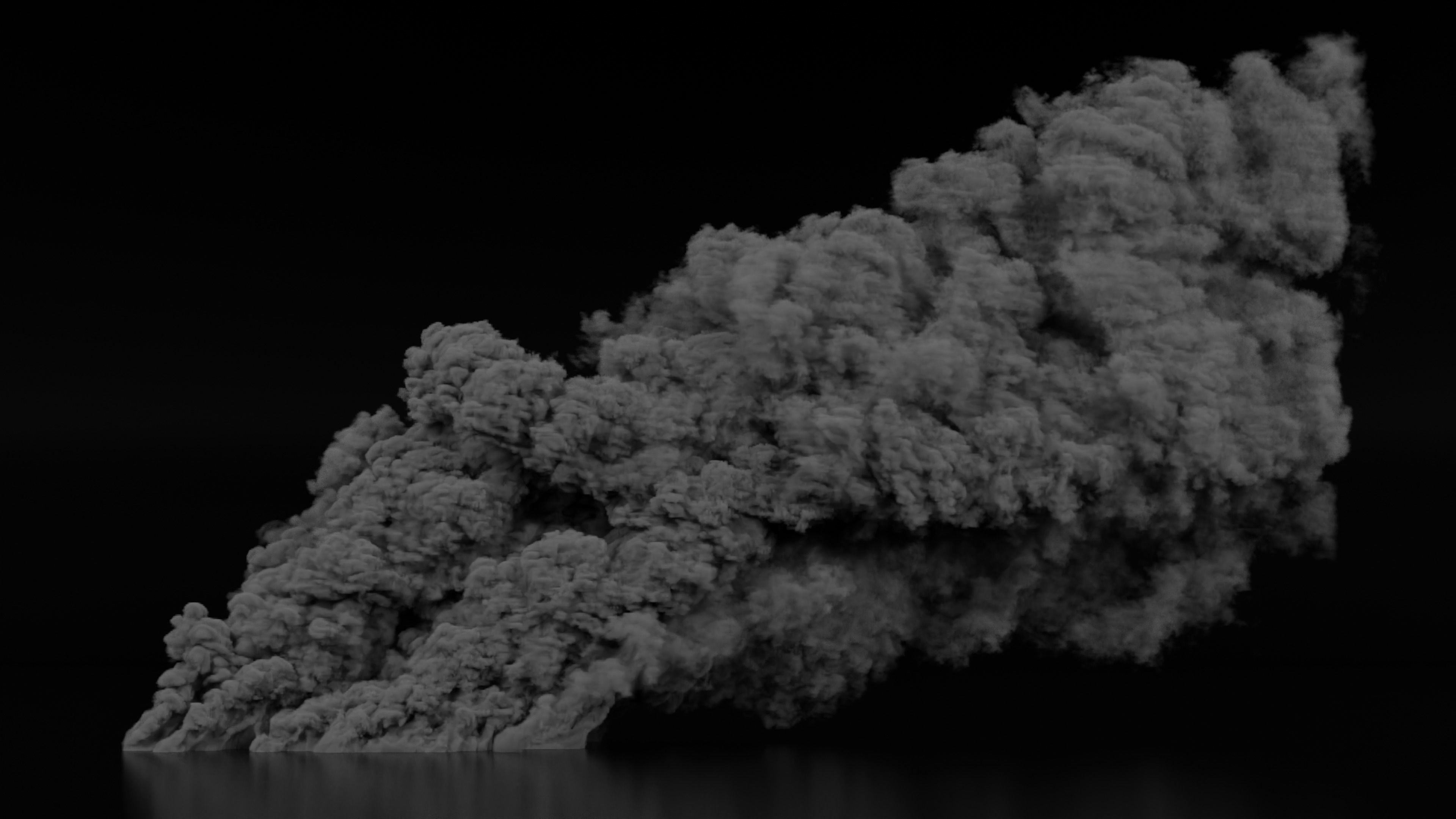 Rising Smoke 3D model animated | CGTrader