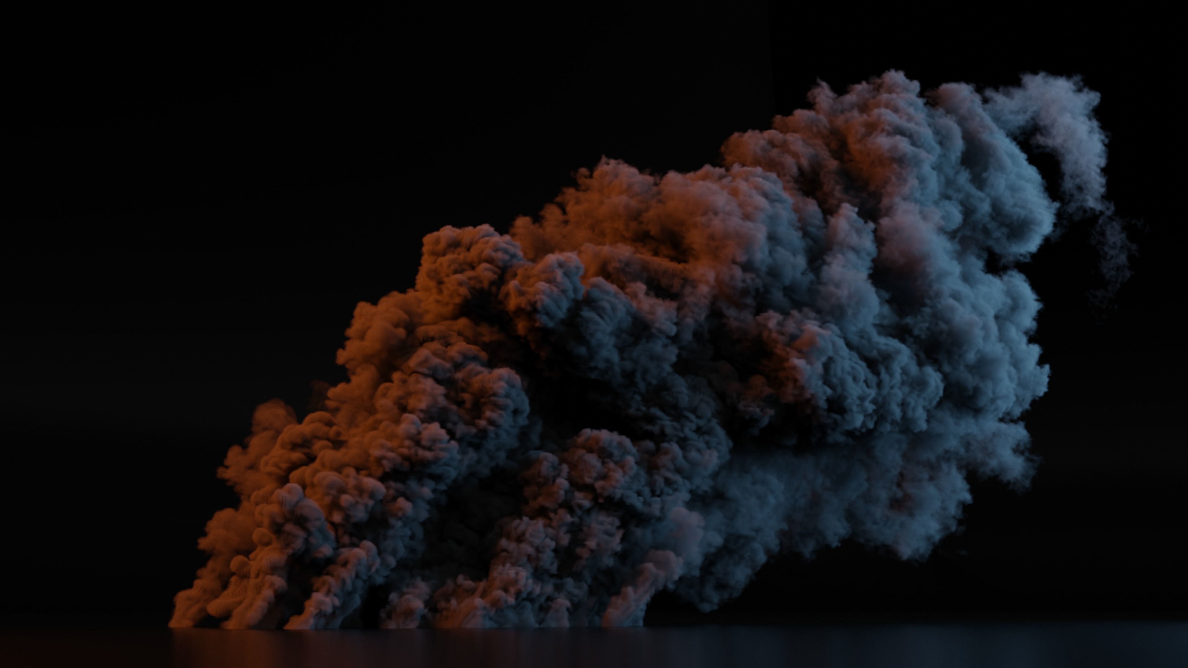 Rising Smoke 3D model animated | CGTrader