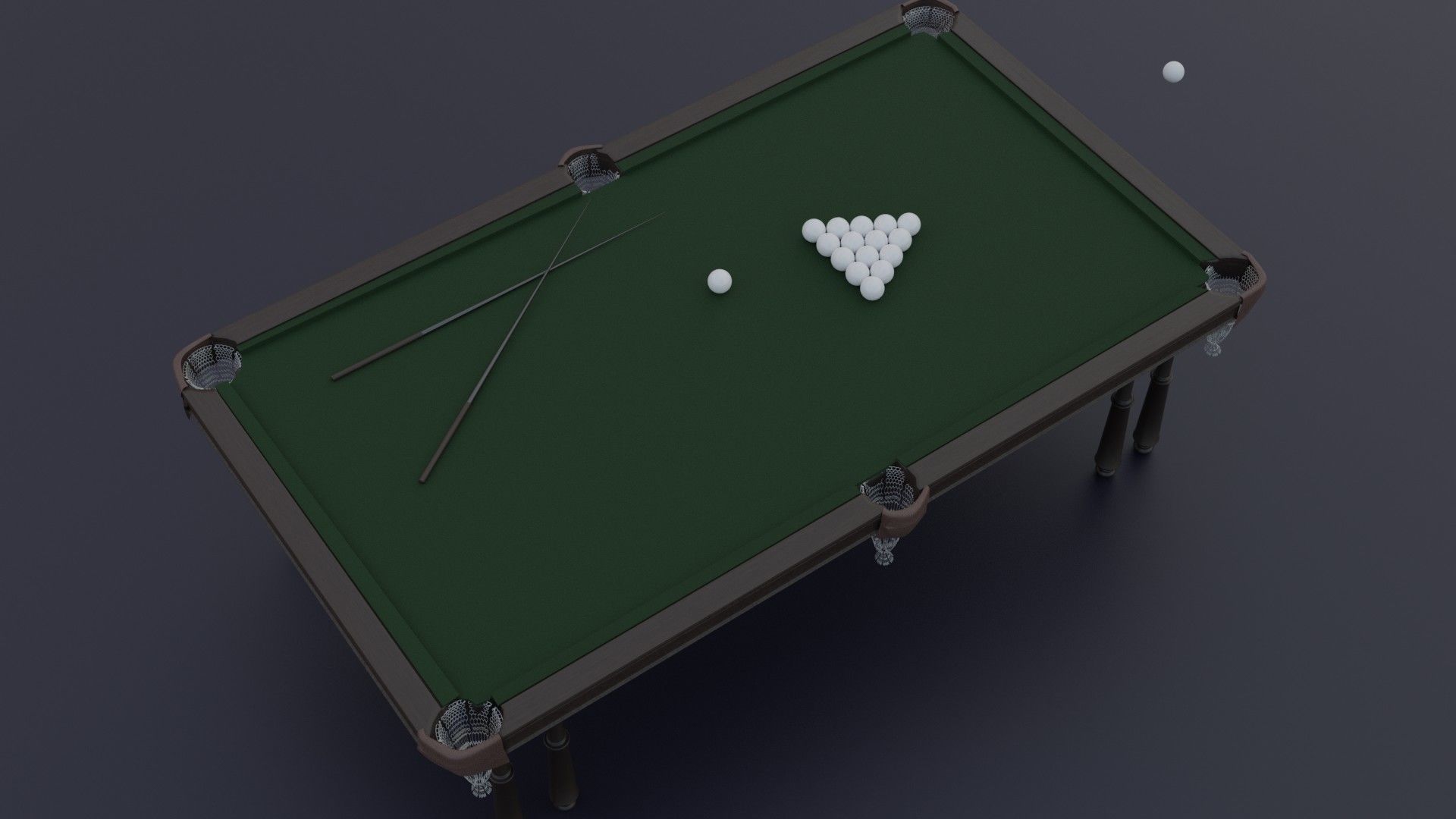 3D MODEL OF BILLIARD TABLE 3D model | CGTrader