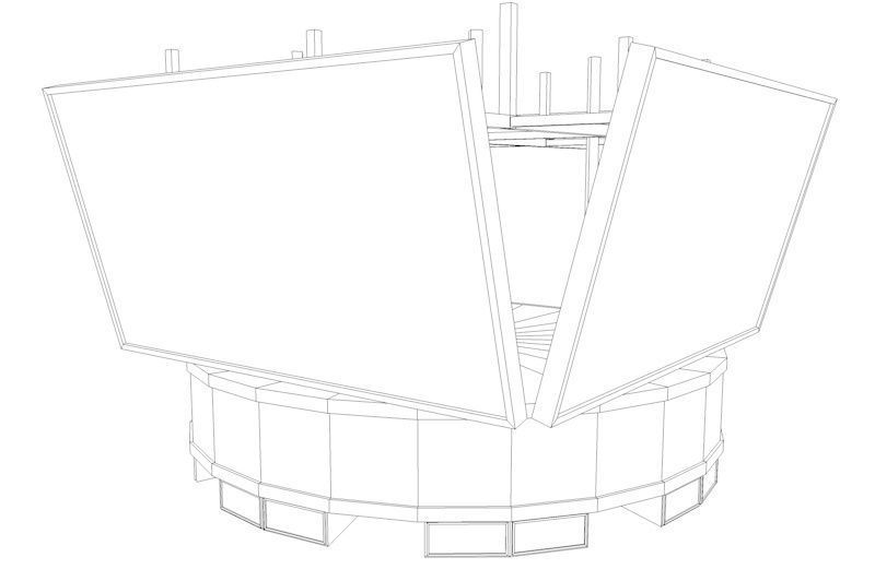 3D model Jumbotron Bigscreen Lowpoly VR / AR / low-poly | CGTrader